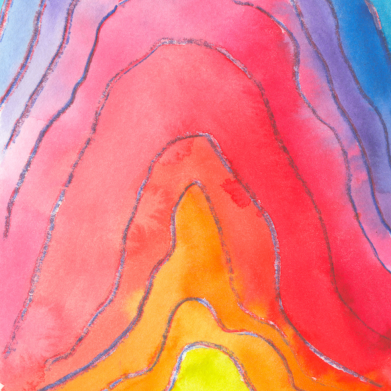 Watercolor Meditation - Online Watercolor Class for Beginners