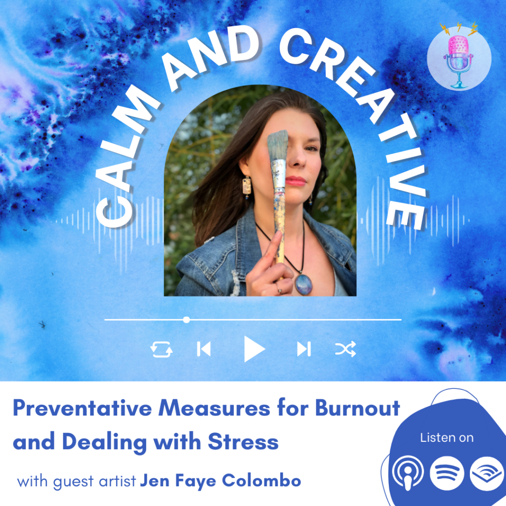 Calm and Creative Podcast • Watercolor Illustration + Gif Animation