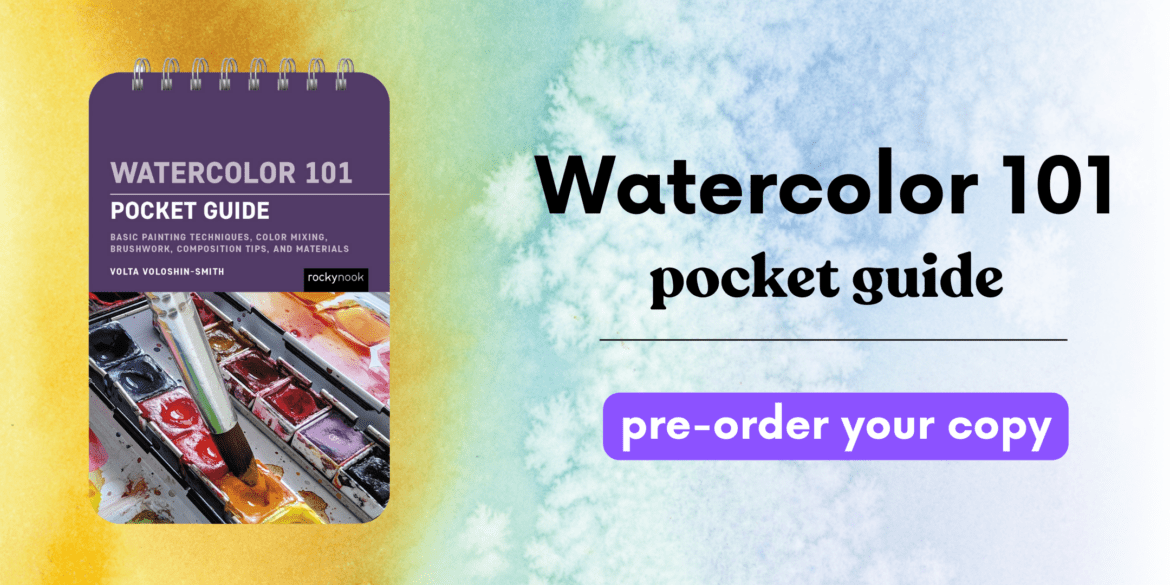 Watercolor 101 - Pocket Guide • Watercolor Illustration + Gif Animation